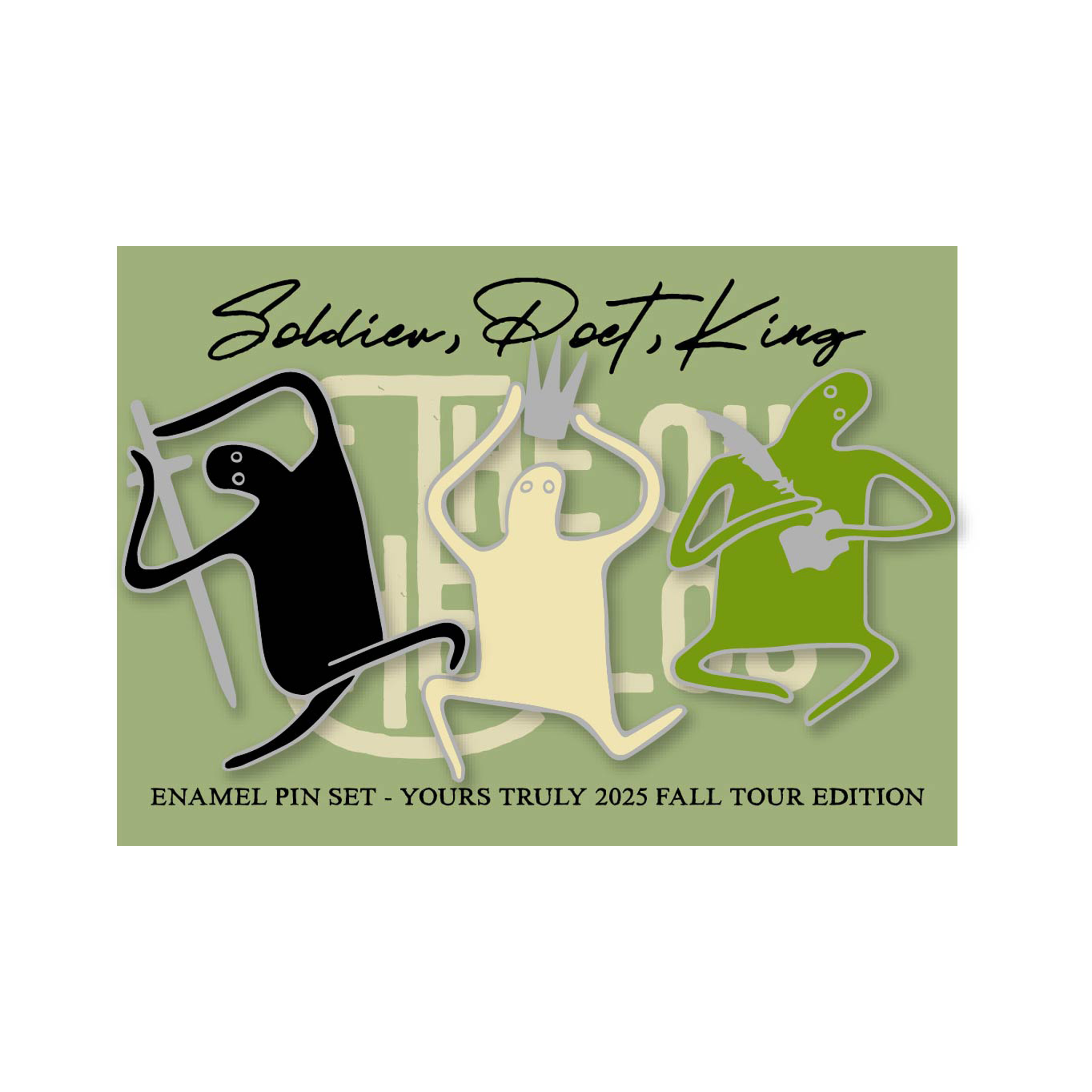 Soldier, Poet, King Limited Edition Pin Set - 2025 Fall Tour Edition ...
