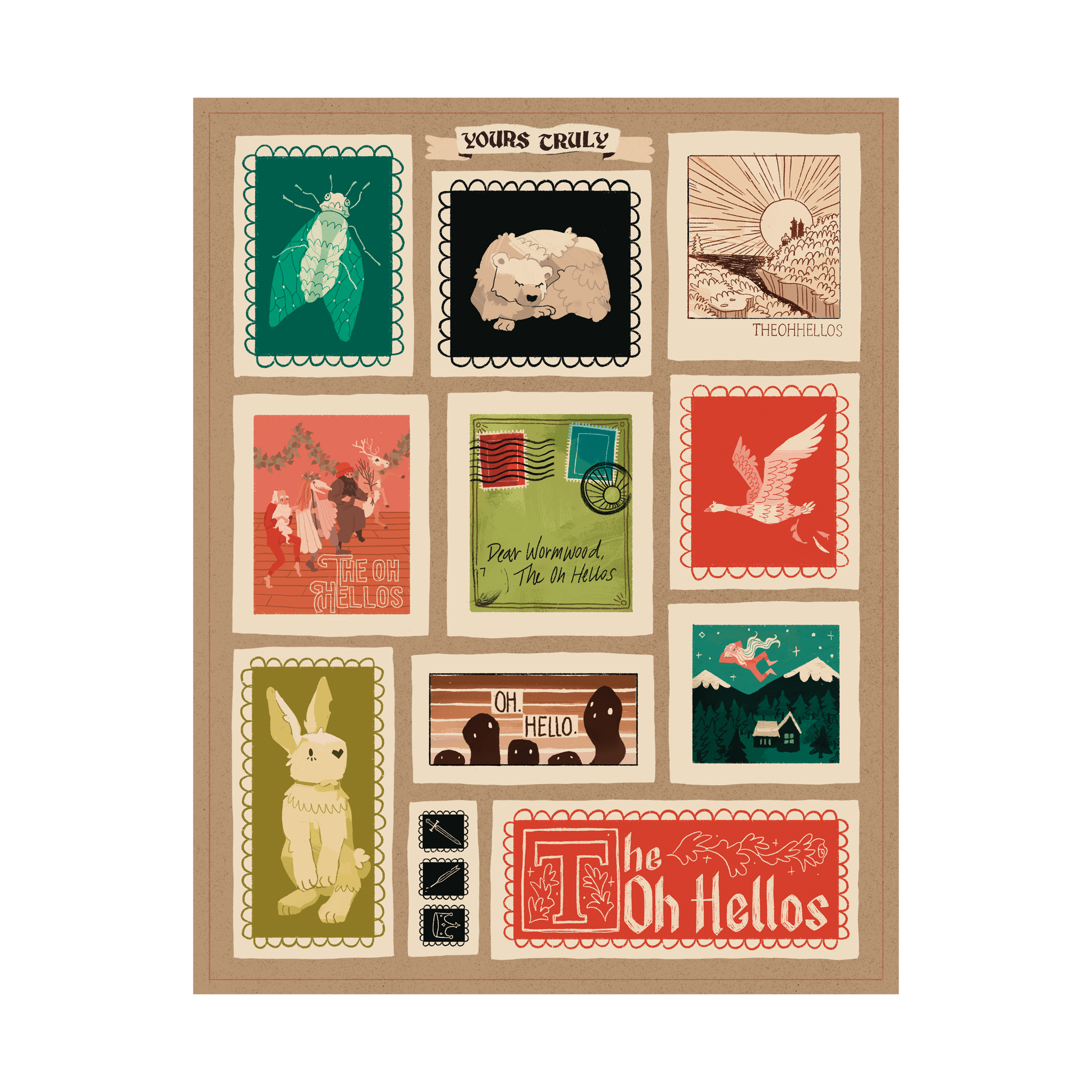 Sticker Sheet – THE OH HELLOS